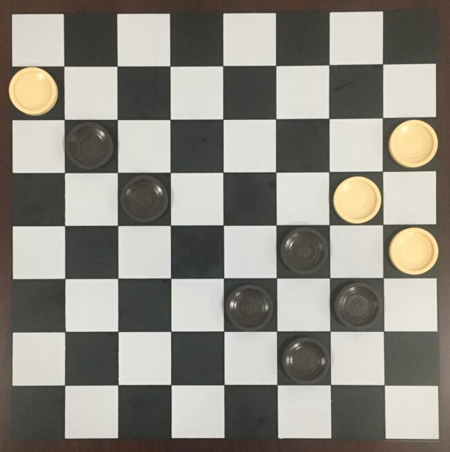 Checkers Rules – Holding the Cards